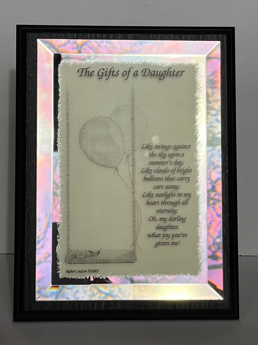 The Gifts of a Daughter-Mirrored plaque – SextonArt