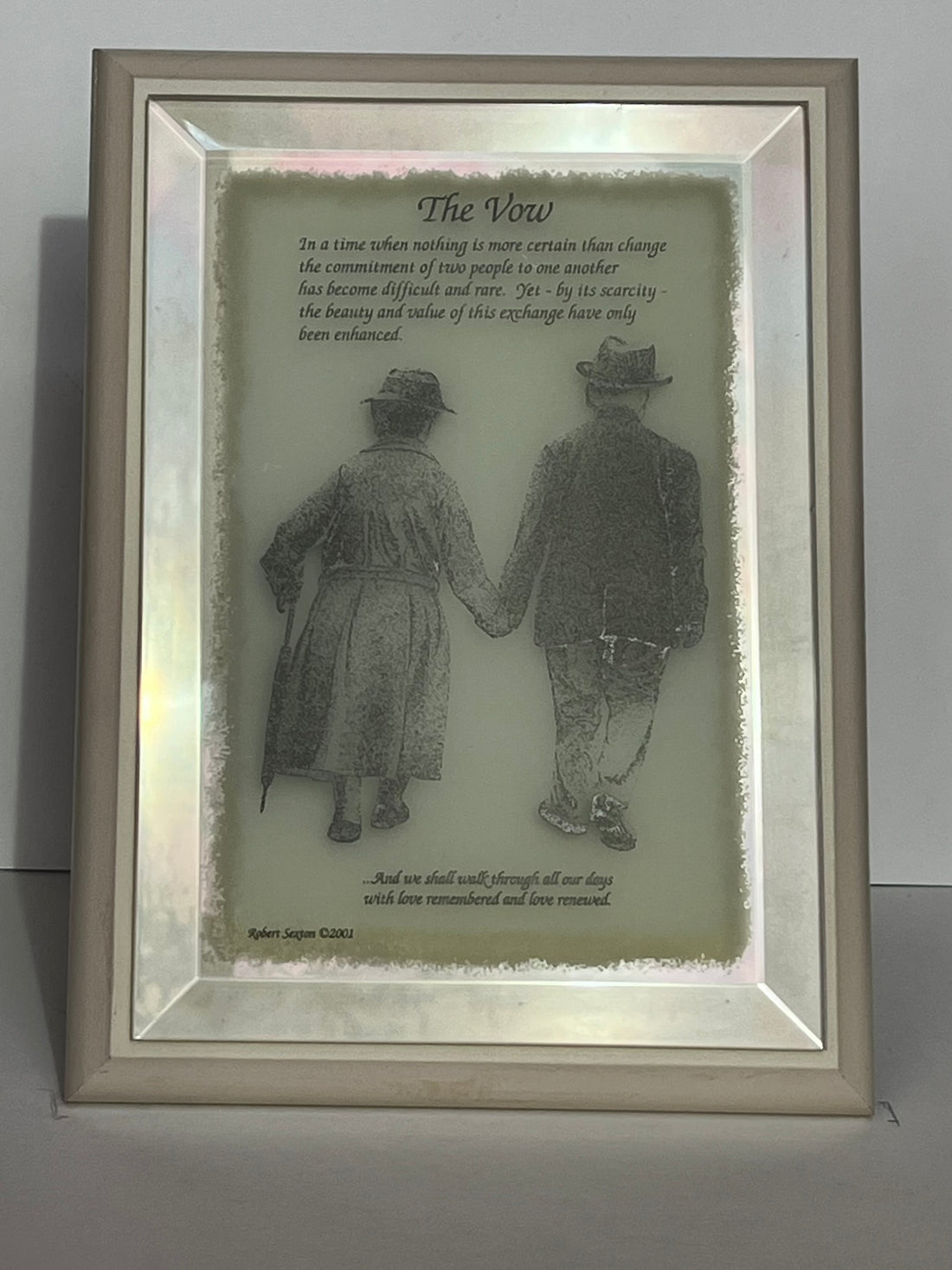 The Vow-Mirrored plaque – SextonArt